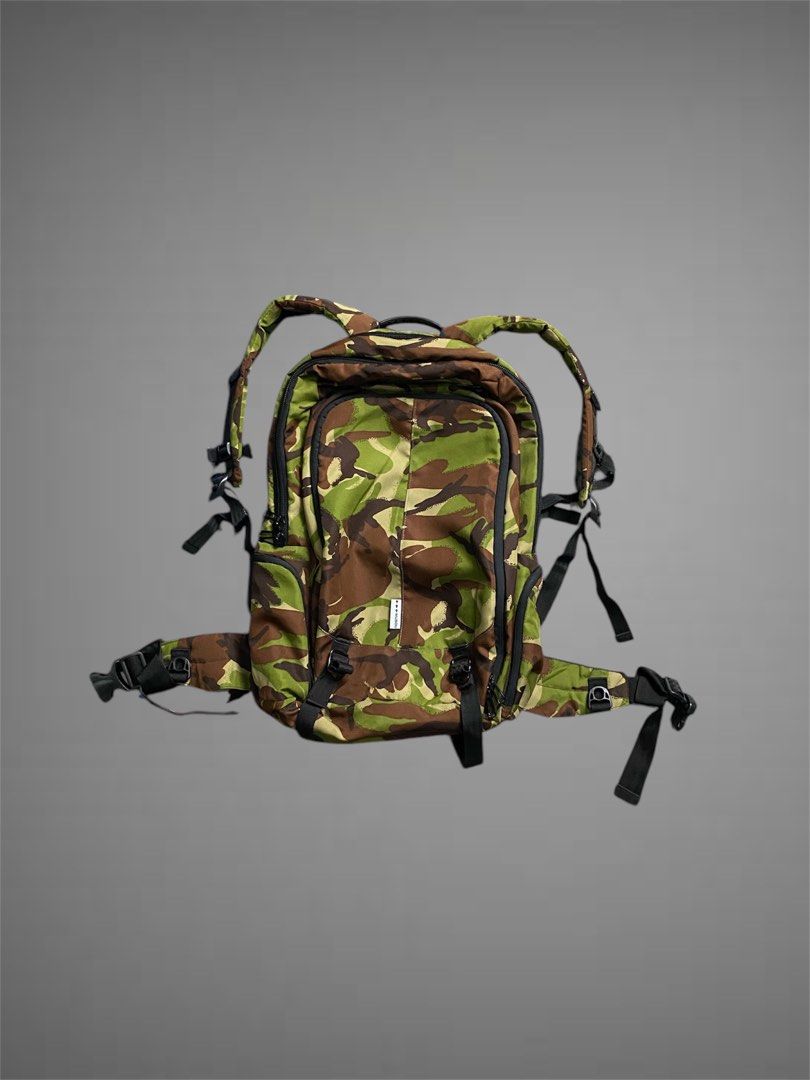 Musou Japan Army Green Camouflage Backpack With Laptop Storage, Men's ...