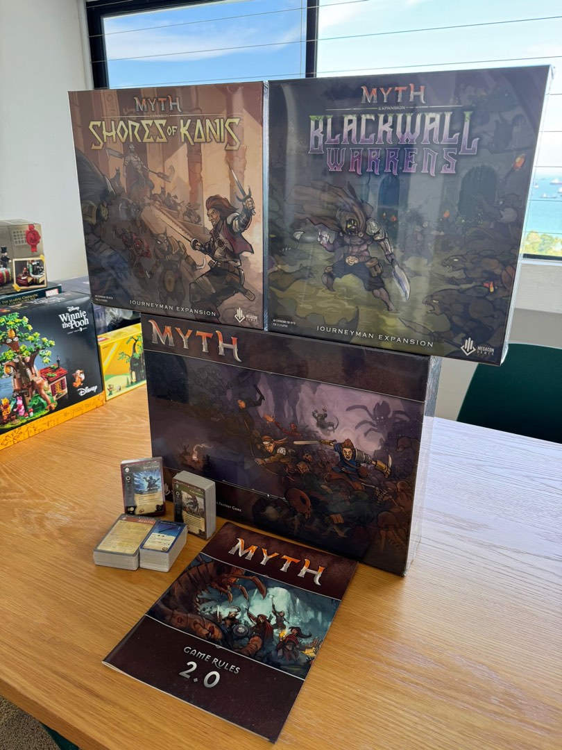 Myth Boardgame + expansions + kickstarter stretch goals, Hobbies & Toys ...