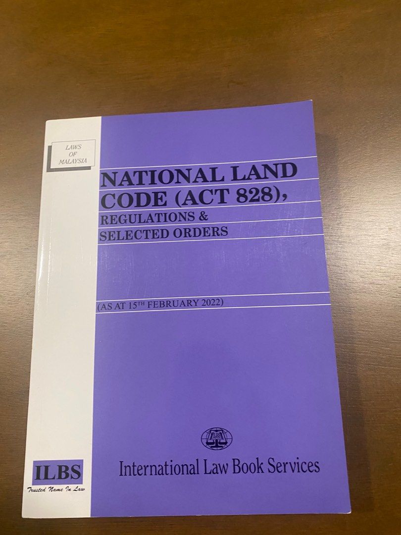 National Land Code ILBS, Hobbies & Toys, Books & Magazines, Textbooks ...