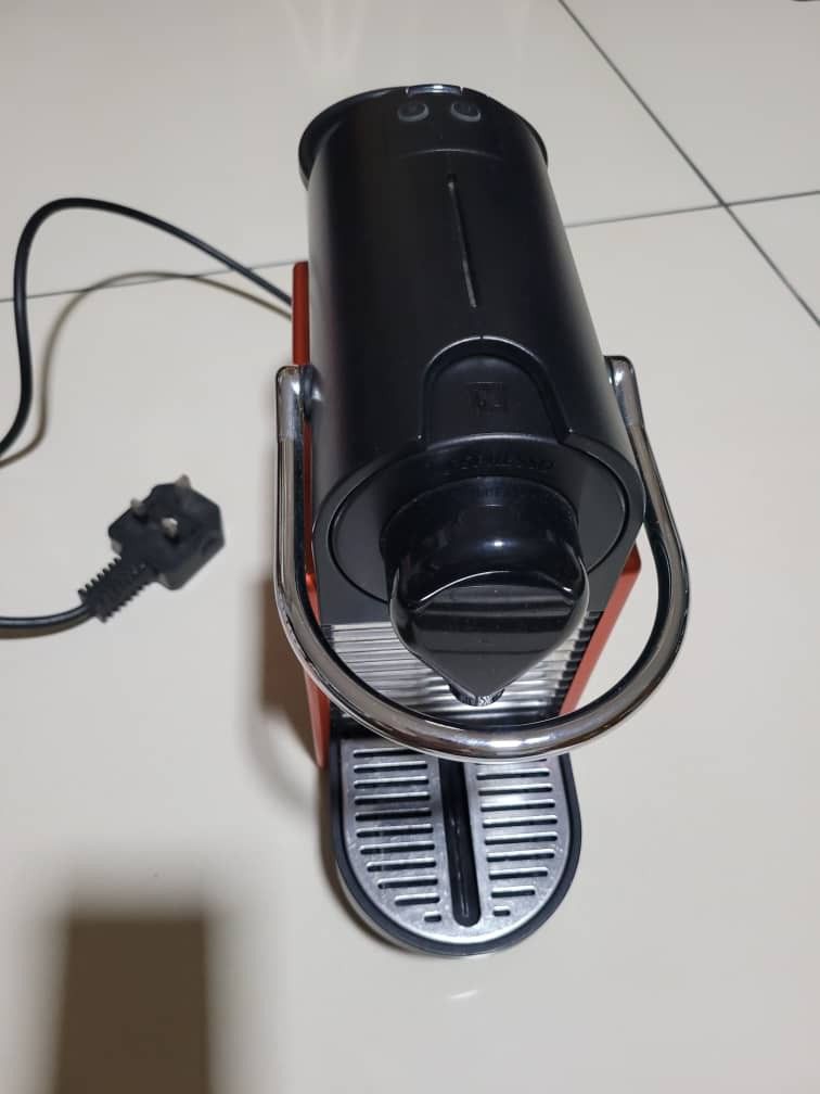 Nespresso pixie capsule coffee machine-red, TV & Home Appliances ...