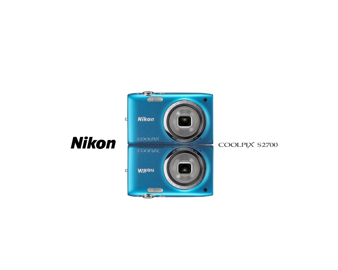 Nikon CoolPix S2700 - Blue CCD digital camera, Photography, Cameras on ...