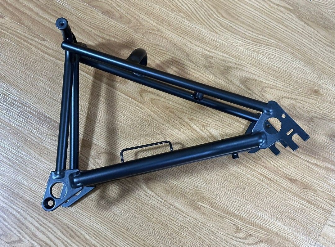 Original Brompton titanium rear triangle frame with Matt black paint ...