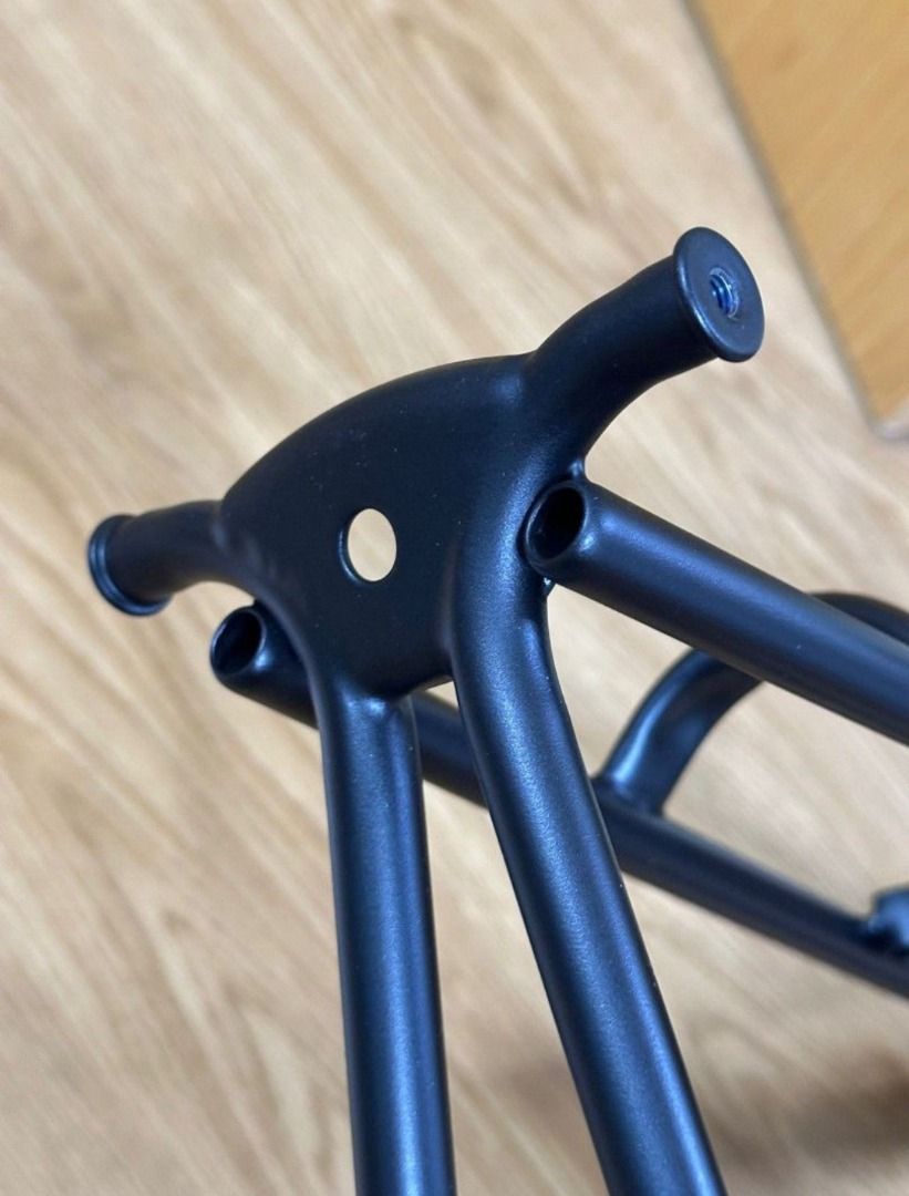 Original Brompton titanium rear triangle frame with Matt black paint ...