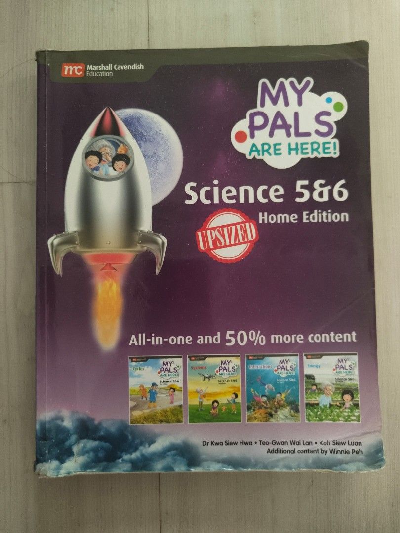Primary 5 P5 and Primary 6 P6 Upsized Science Textbook all-in-one ...