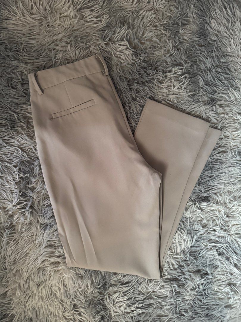 Women Padini Slack Pants Grey 4 Way Strech, Women's Fashion, Muslimah ...