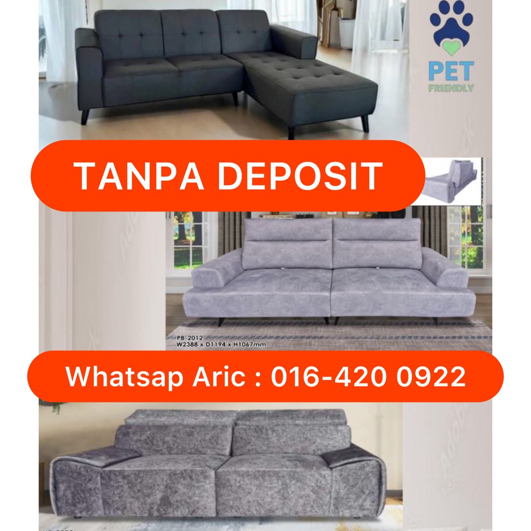 Perabot Ansuran Kedai, Furniture & Home Living, Furniture, Sofas on ...