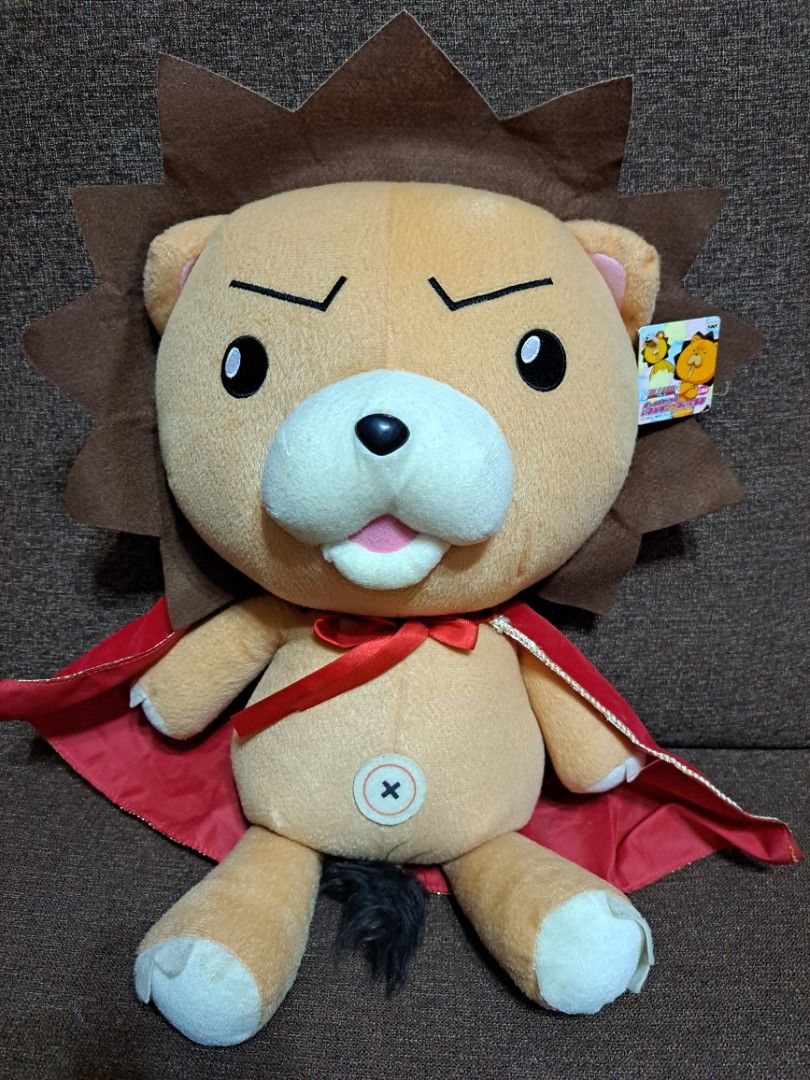 Authentic Bleach Kon Soft Plush Toy with Red Cape Plushie Soft Toys ...