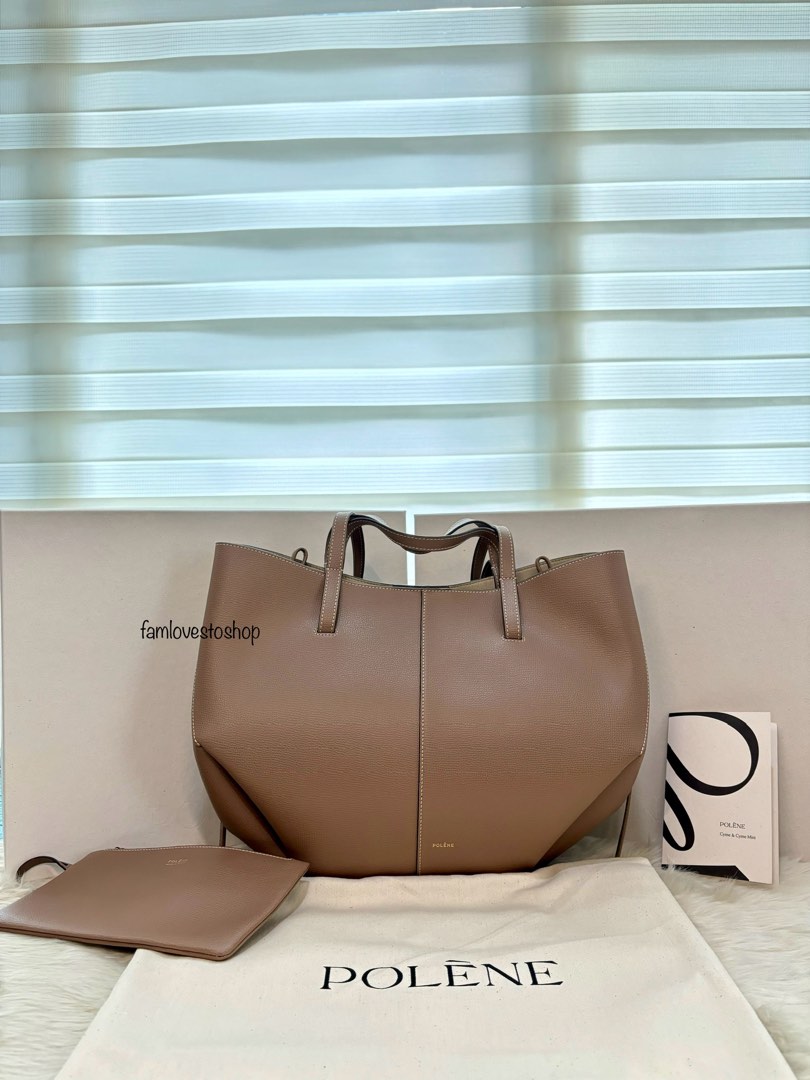 Polene Cyme Regular in Root and Ebony, Luxury, Bags & Wallets on Carousell