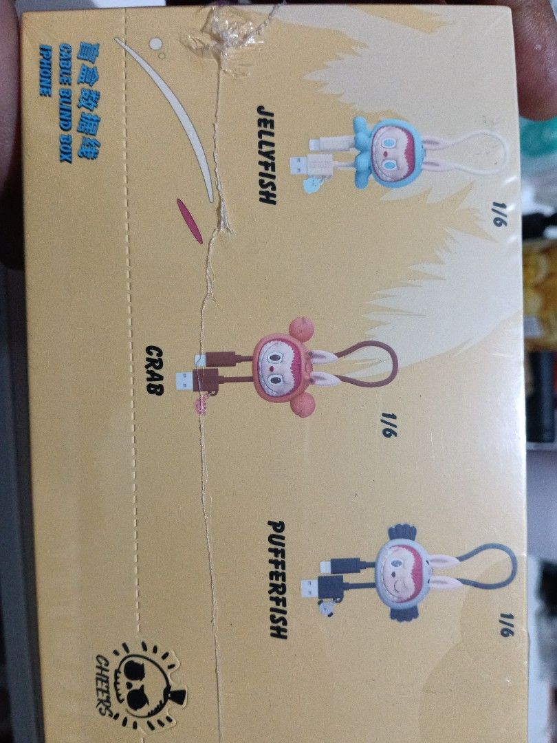 PopMart LaBuBu Drunk In Sea IPhone Cable Blind Box, Hobbies & Toys ...