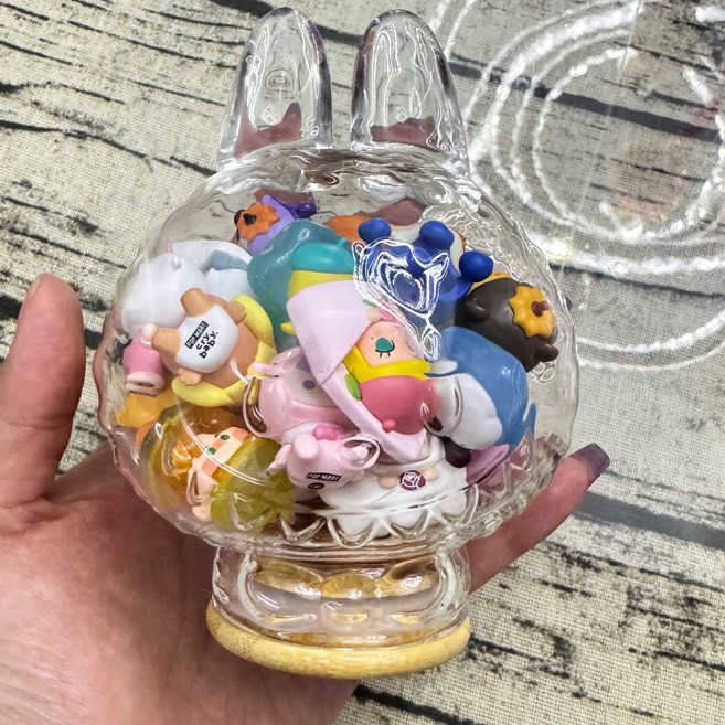 Popmart pop bean Labubu container, Hobbies & Toys, Memorabilia ...