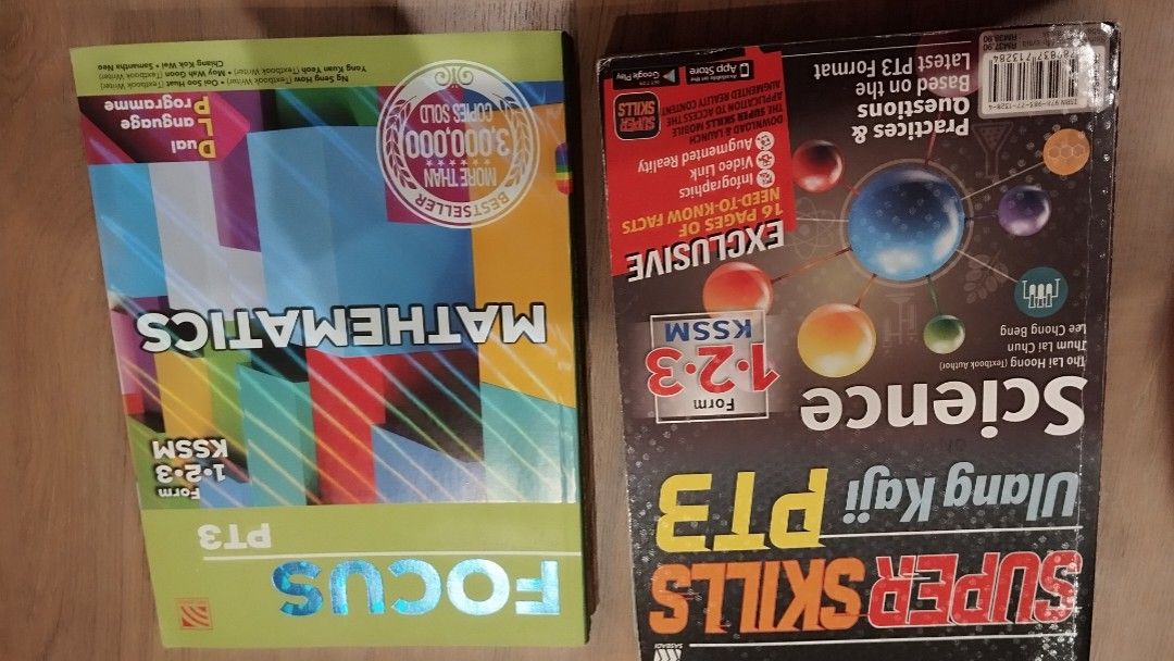 PT3 form 1 form 2 form 3 science mathematics pelangi focus sasbadi ...