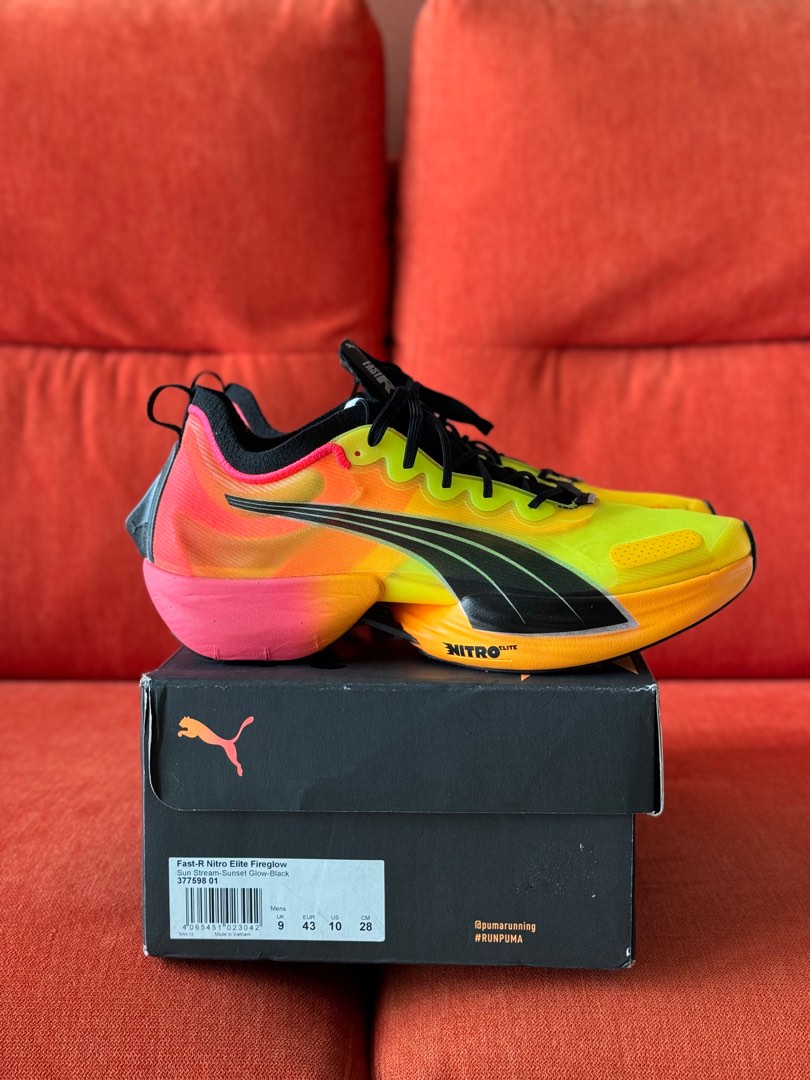 Puma Fas R Nitro Elite Fireglow, Men's Fashion, Footwear, Sneakers on ...