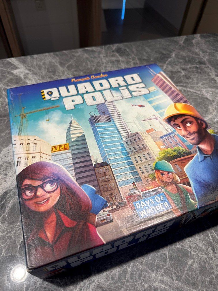 Quadro Polis Board Game, Hobbies & Toys, Toys & Games on Carousell