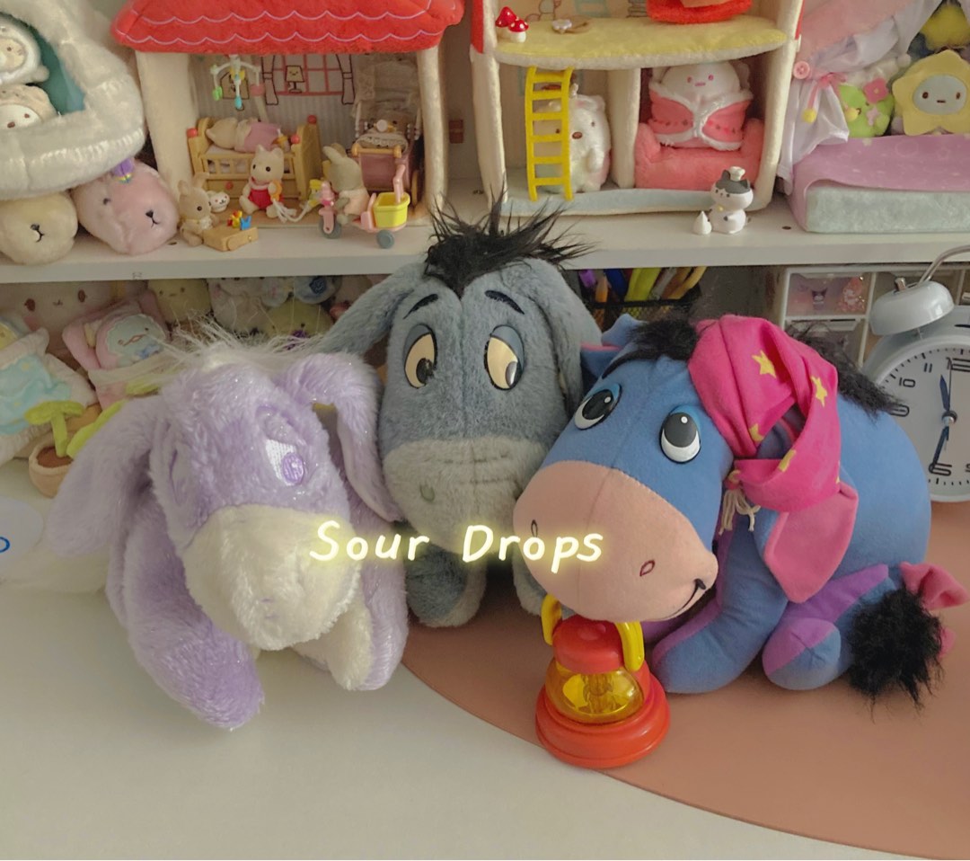 Rare and Classic Eeyore from Winnie the Pooh Plush Bundle, Hobbies & Toys, Toys & Games on Carousell