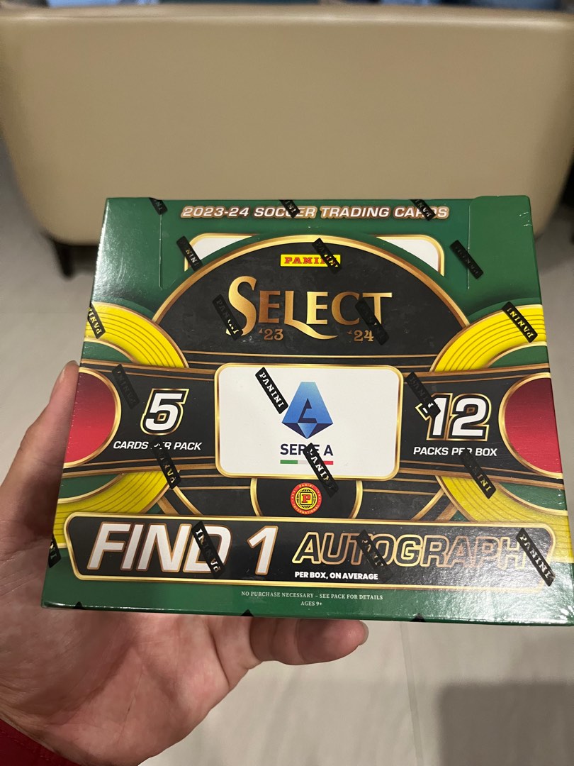 (Ready Stock) Panini Select Soccer Serie A International Hobby Box ...