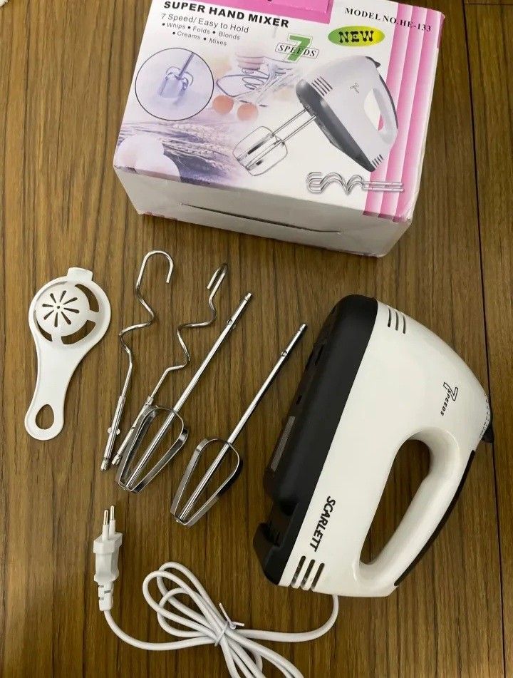 Readystock New Hand mixer electric portable blender egg beater ...