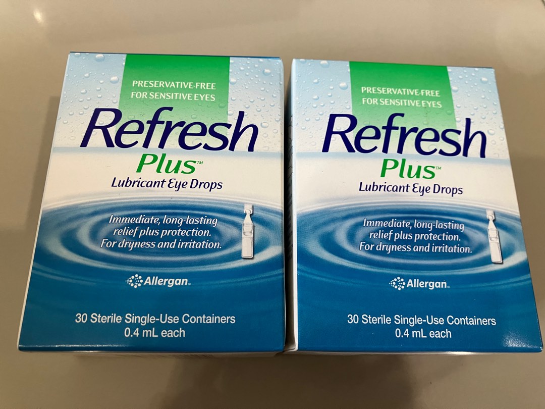 Refresh Plus Eye Drops (Preservative Free), Beauty & Personal Care ...