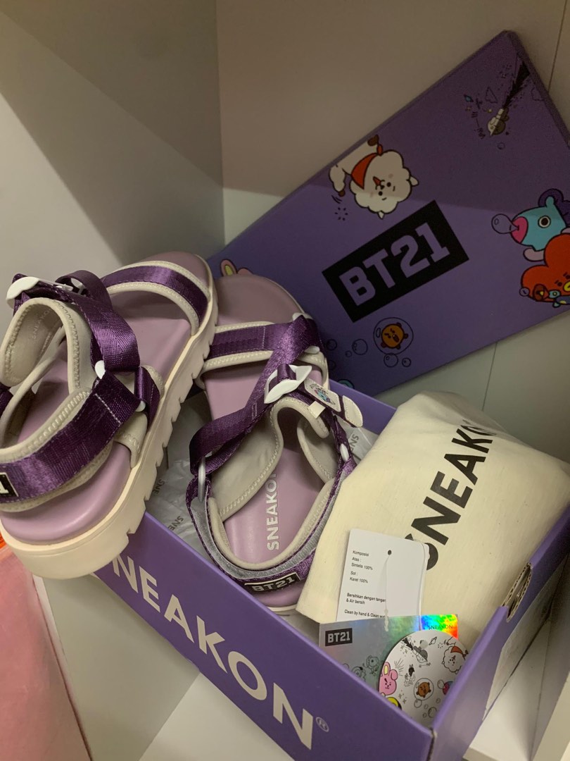 Saokan sandal bts, Women's Fashion, Footwear, Sandals on Carousell