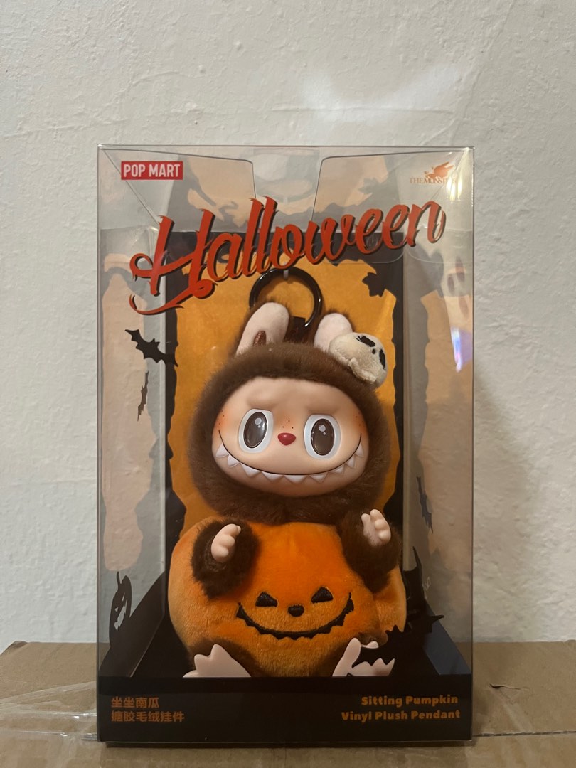 [Seasonal Limited] Halloween Pumpkin Labubu Hallobubu, Hobbies & Toys ...