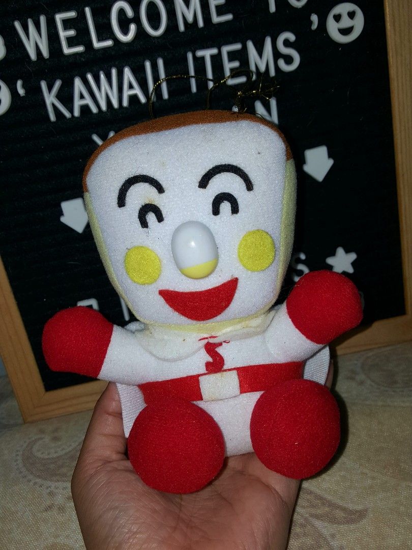 Sega Anpanman Friends Shokupanman Plush, Hobbies & Toys, Toys & Games ...