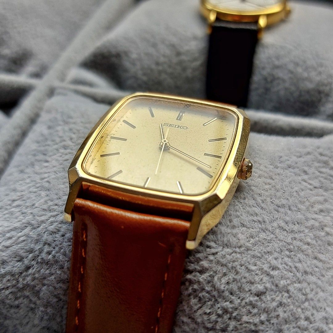 Seiko Tank Japan Quartz Watch, Women's Fashion, Watches & Accessories ...