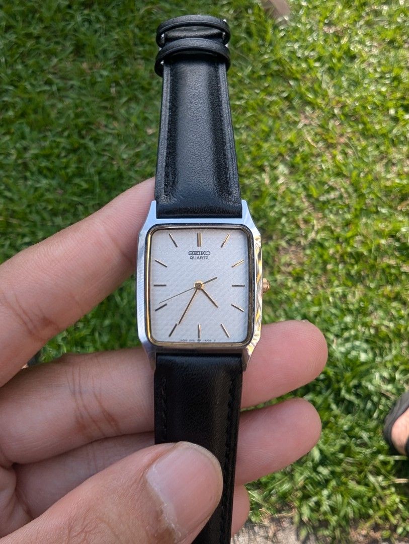 Seiko Tank Vintage Quartz Men, Men's Fashion, Watches & Accessories ...