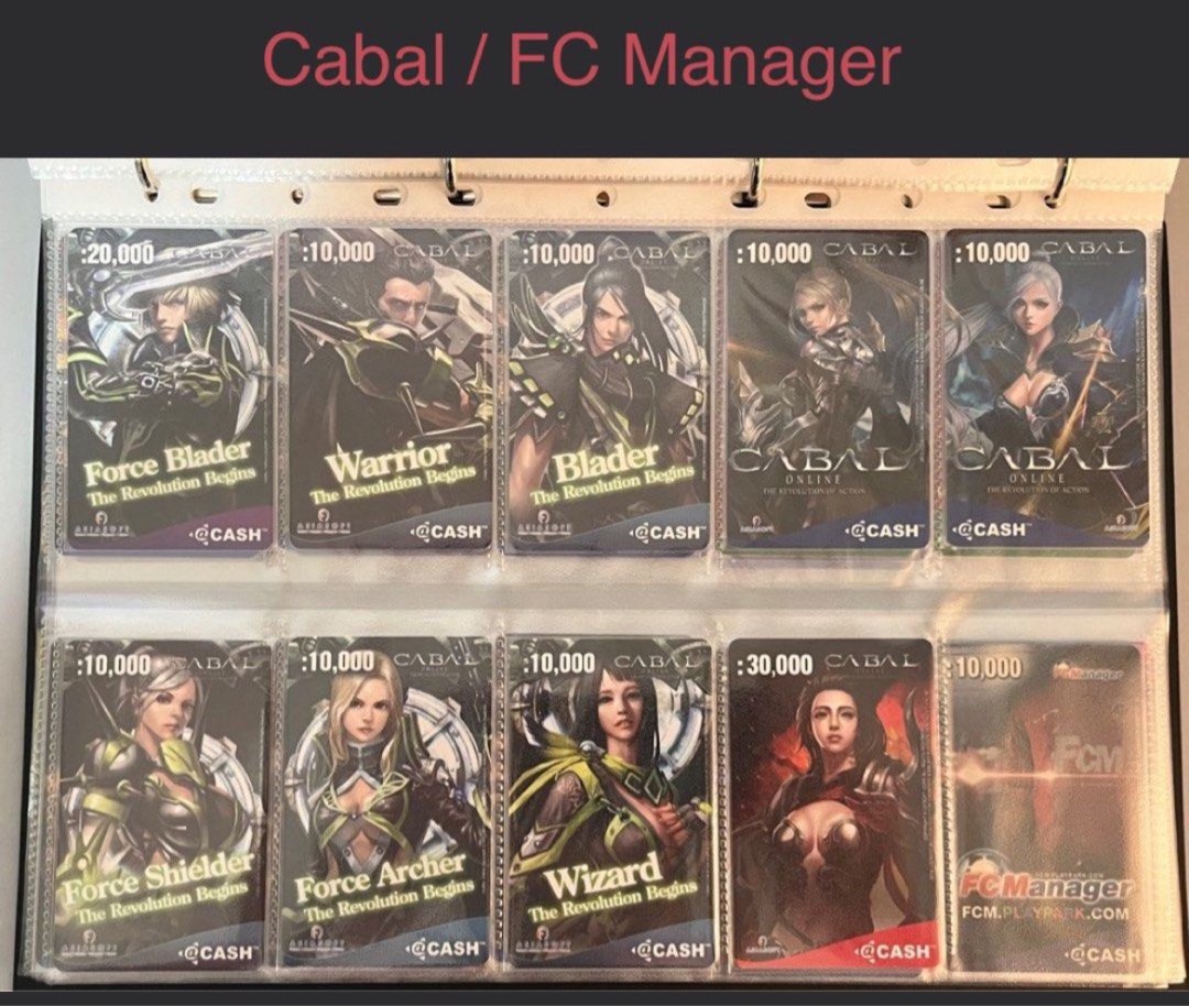 Selling => Acash @cash cards Cabal / DC / Gunbound / Ragnarok ...