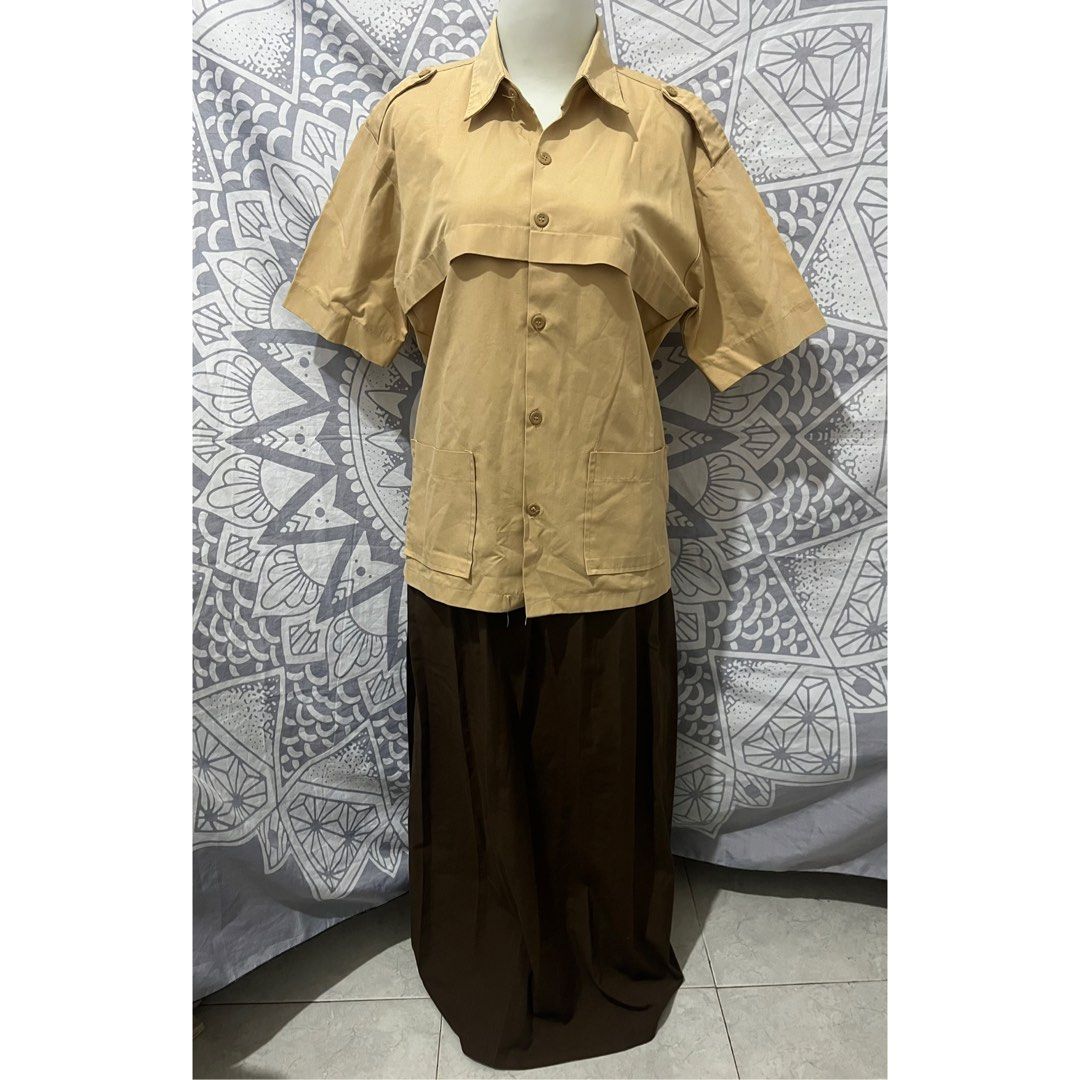 Seragam Pramuka One Set, Fesyen Wanita, Pakaian Wanita, Lainnya di ...