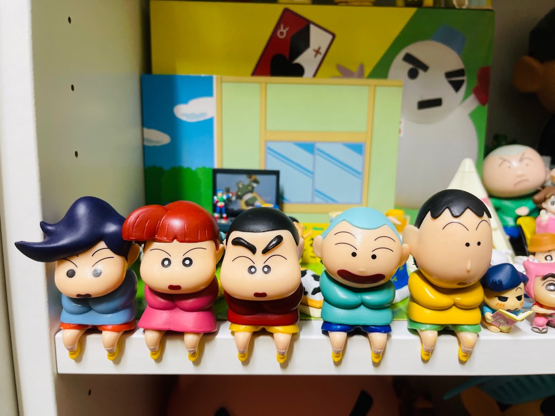 Set of 5 sitting shin chan and friend crayon shin chan, Hobbies & Toys ...