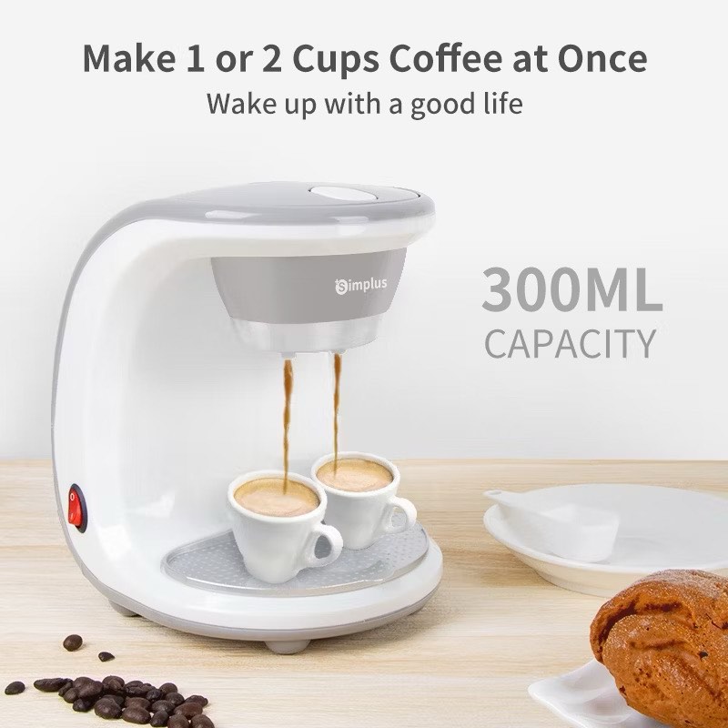 Simplus Drip Coffee Maker American Electric Coffee Machine 300ml ...