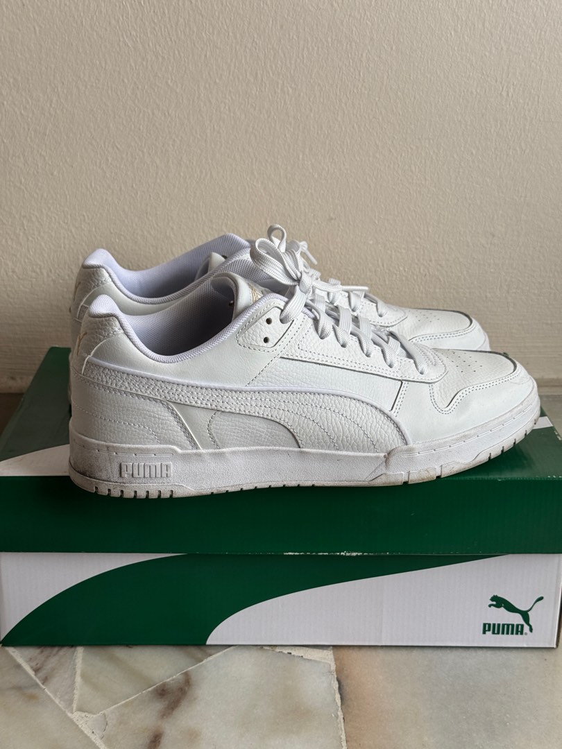 Sneakers PUMA All White, Men's Fashion, Footwear, Sneakers on Carousell