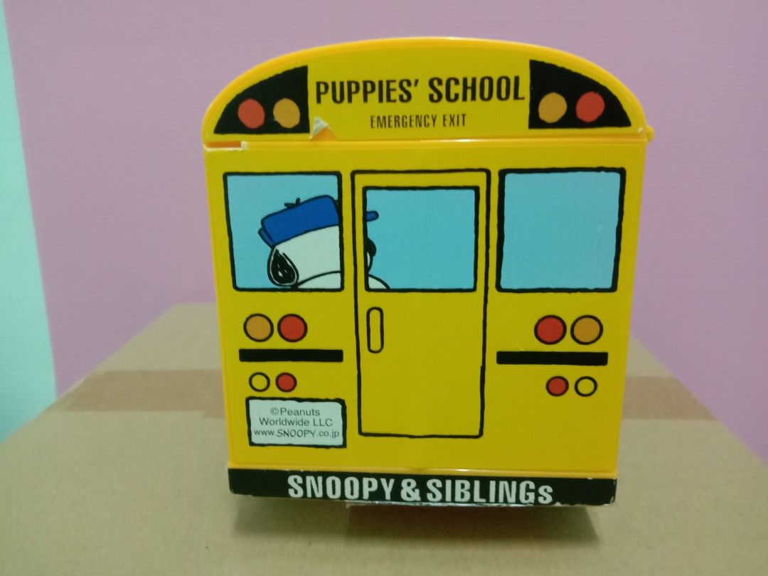 Snoopy bus container, Hobbies & Toys, Collectibles & Memorabilia, Fan ...