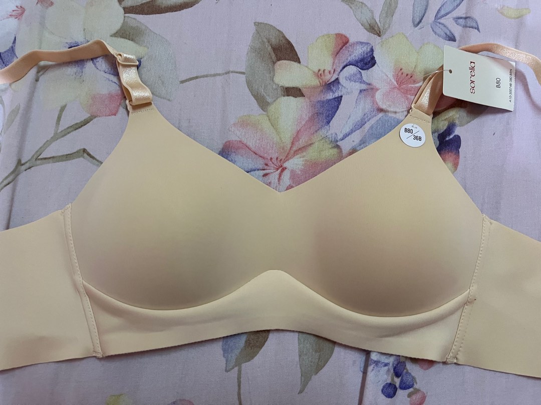 Sorella Enya Soft Wireless Demi Cup Bra A10-30074, Women's Fashion, New ...