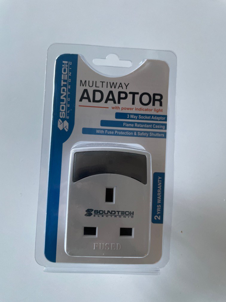 Soundtech multiway 3-pin adaptor, Photography, Photography Accessories ...