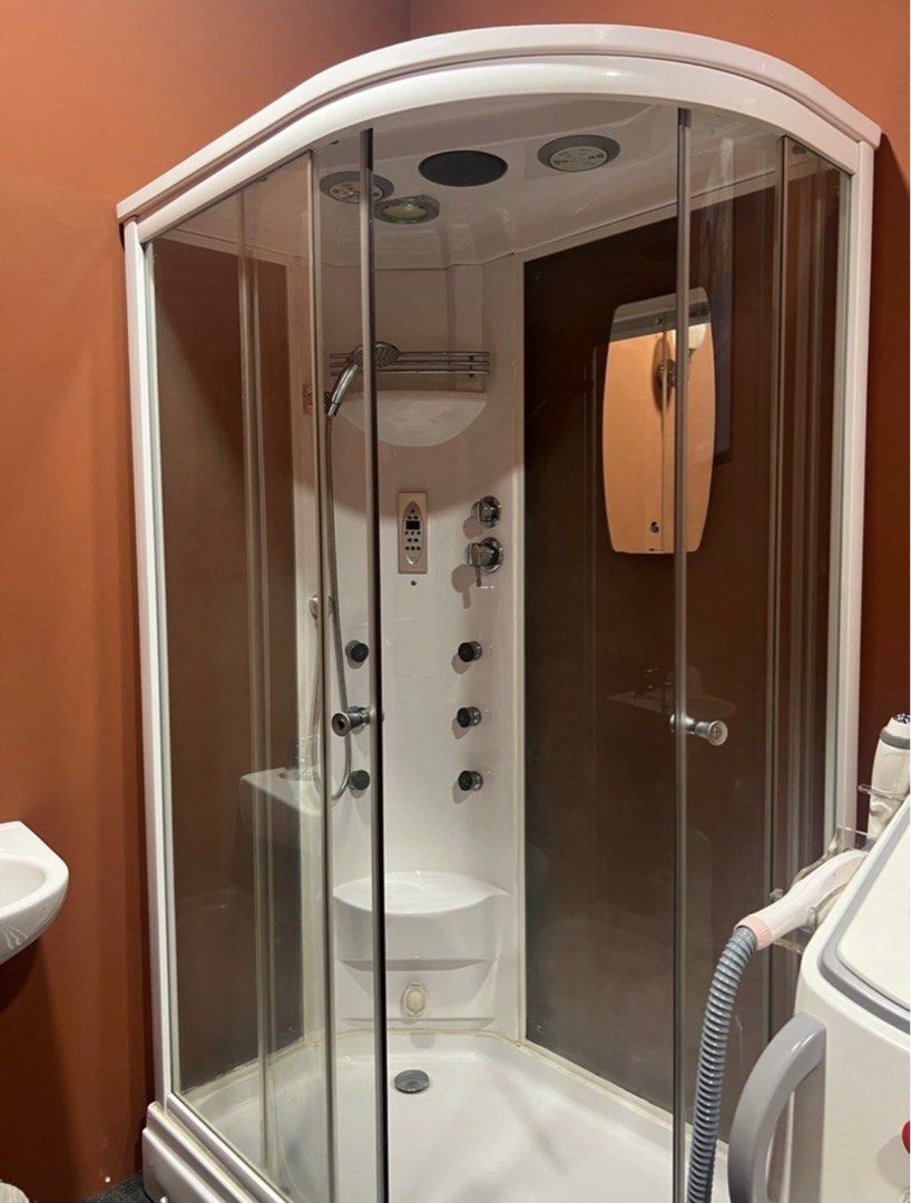 Steam Bath Shower Cube Hot Bath, Furniture & Home Living, Bathroom ...