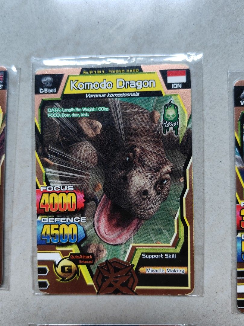 Strong animal kaiser Bronze Friend card and buy each card is $1 ...