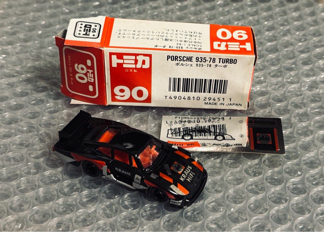 Tomica Tomy Tomytec Limited Vintage 多美卡 (初回 特別仕樣) #90 Porsche 935-78 Turbo 波子 保時捷 [日本製], 家庭電器 ...
