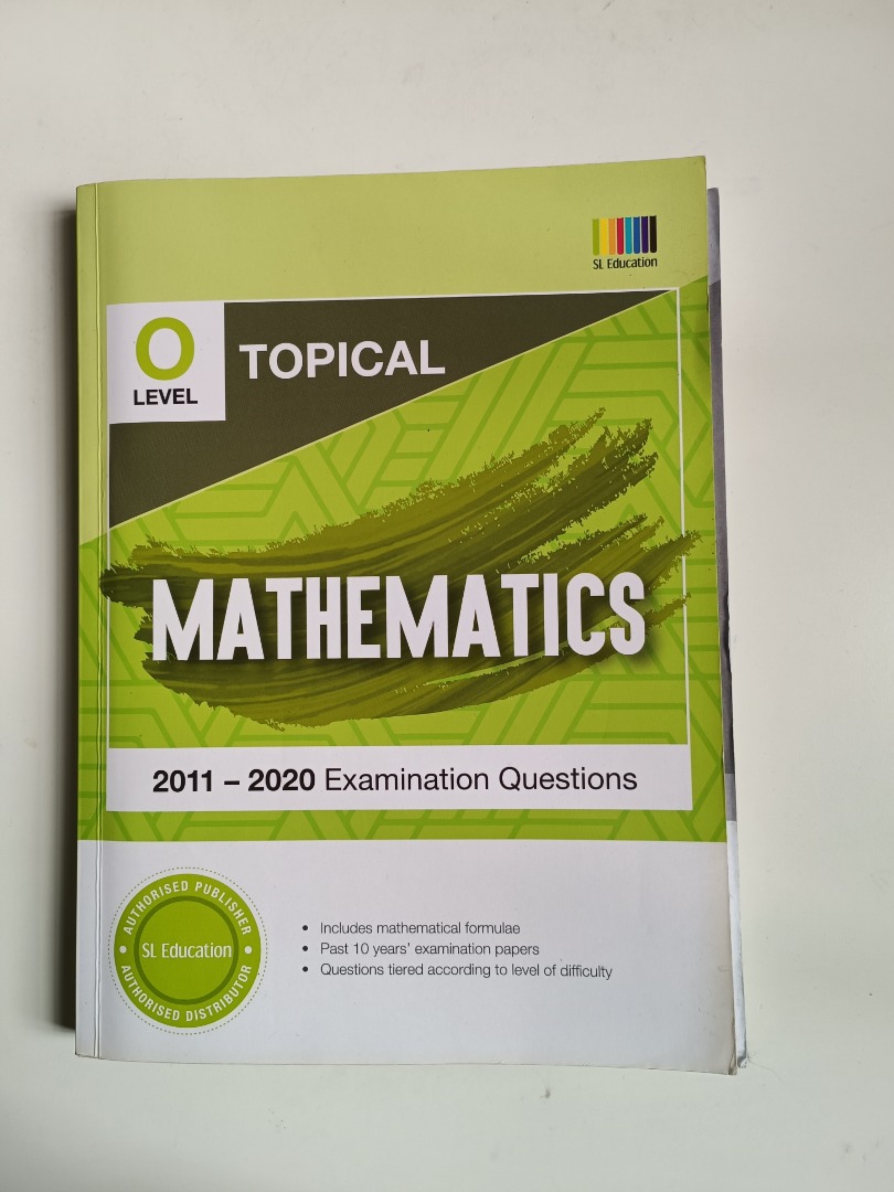 Topical math exam questions, Hobbies & Toys, Books & Magazines ...
