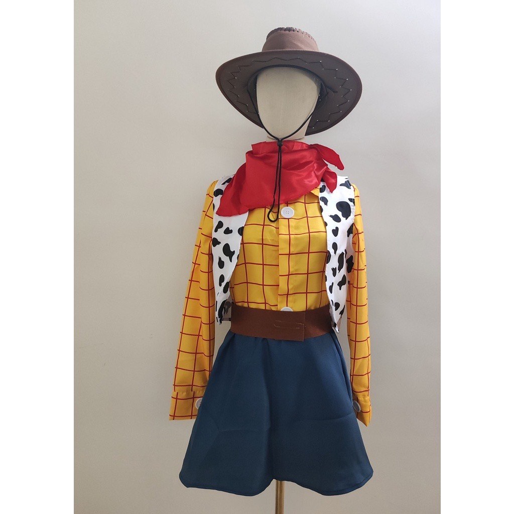 Toy Story Woody Halloween Costume, Women's Fashion, Dresses & Sets ...