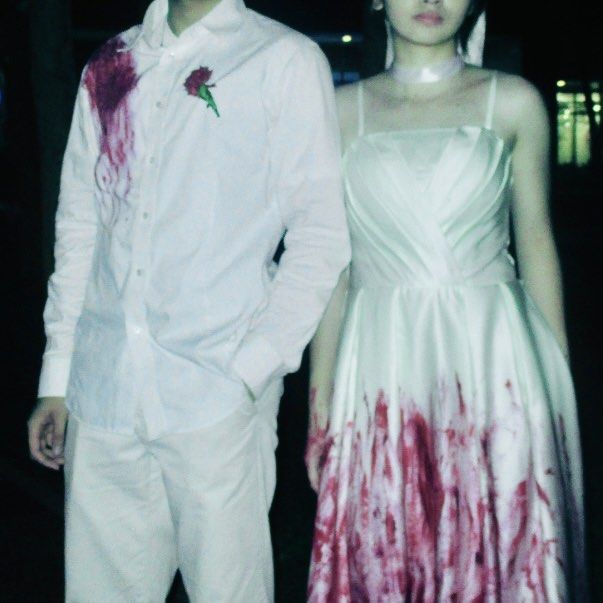 Twilight Cosplay Edward Cullen and Bella Swan Bloody Wedding Costume ...