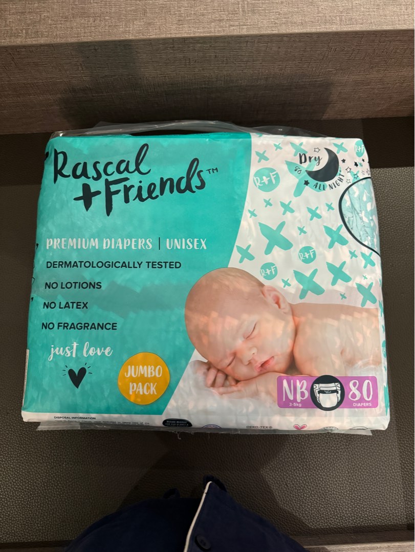 Unused but opened Rascal and Friends Newborn Diapers Jumbo Pack, Babies ...
