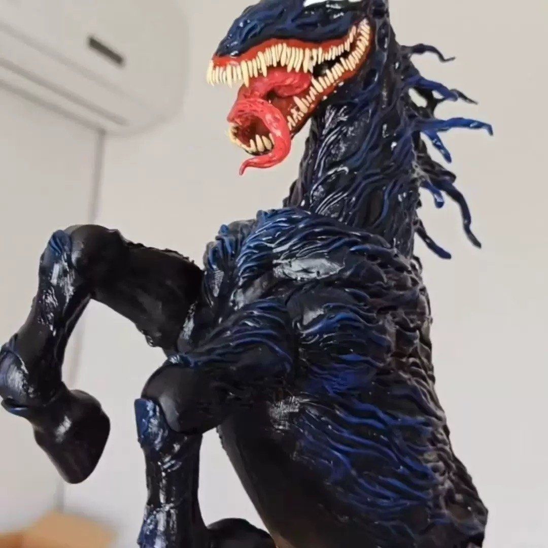 1/12 Symbiote Venom Horse SHF Mafex Marvel Legends Select Mcfarlane The ...