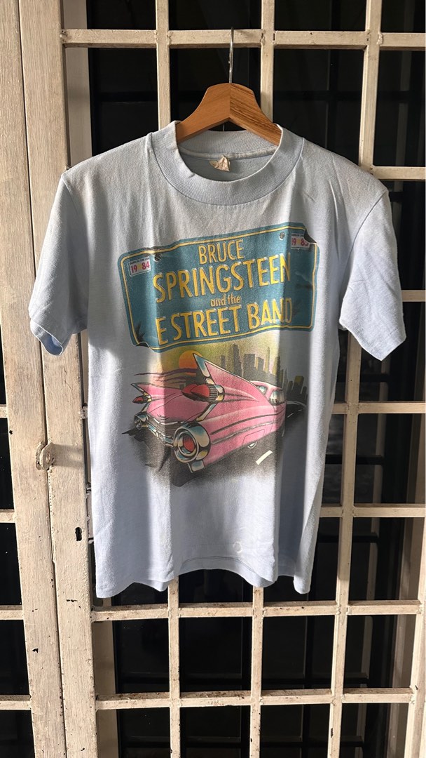 vintage bruce springsteen 1984 tour, Men's Fashion, Tops & Sets ...