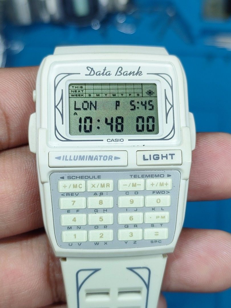 Vintage Casio DBC-63 DATABANK Calculator (1990s) 1276 Module Casio ...