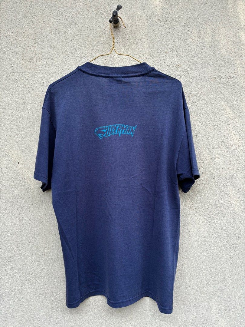 Vintage Superman Japan Hanes Heavyweight 50/50 Pit 21 Length 27.5, Men ...