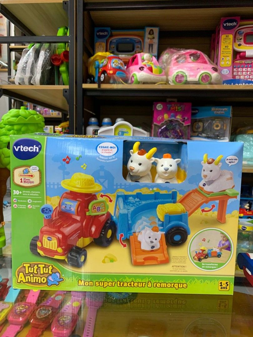 Vtech Go!Go Smart Animals Farm & Learn Animal Wagon, Hobbies & Toys ...