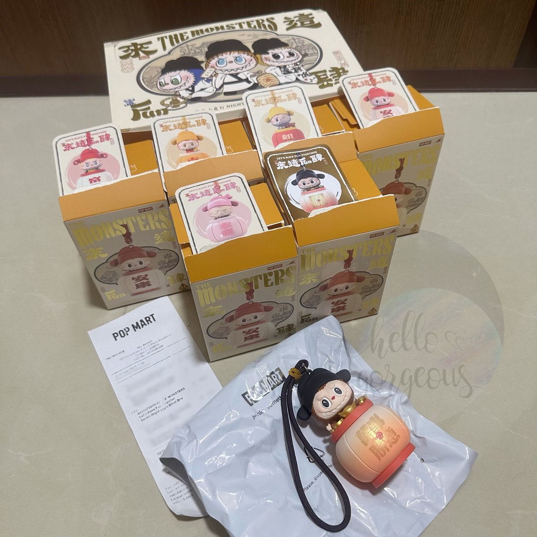 WTS With Secret Design - Authentic POPMart Labubu Night Lantern pcs ...