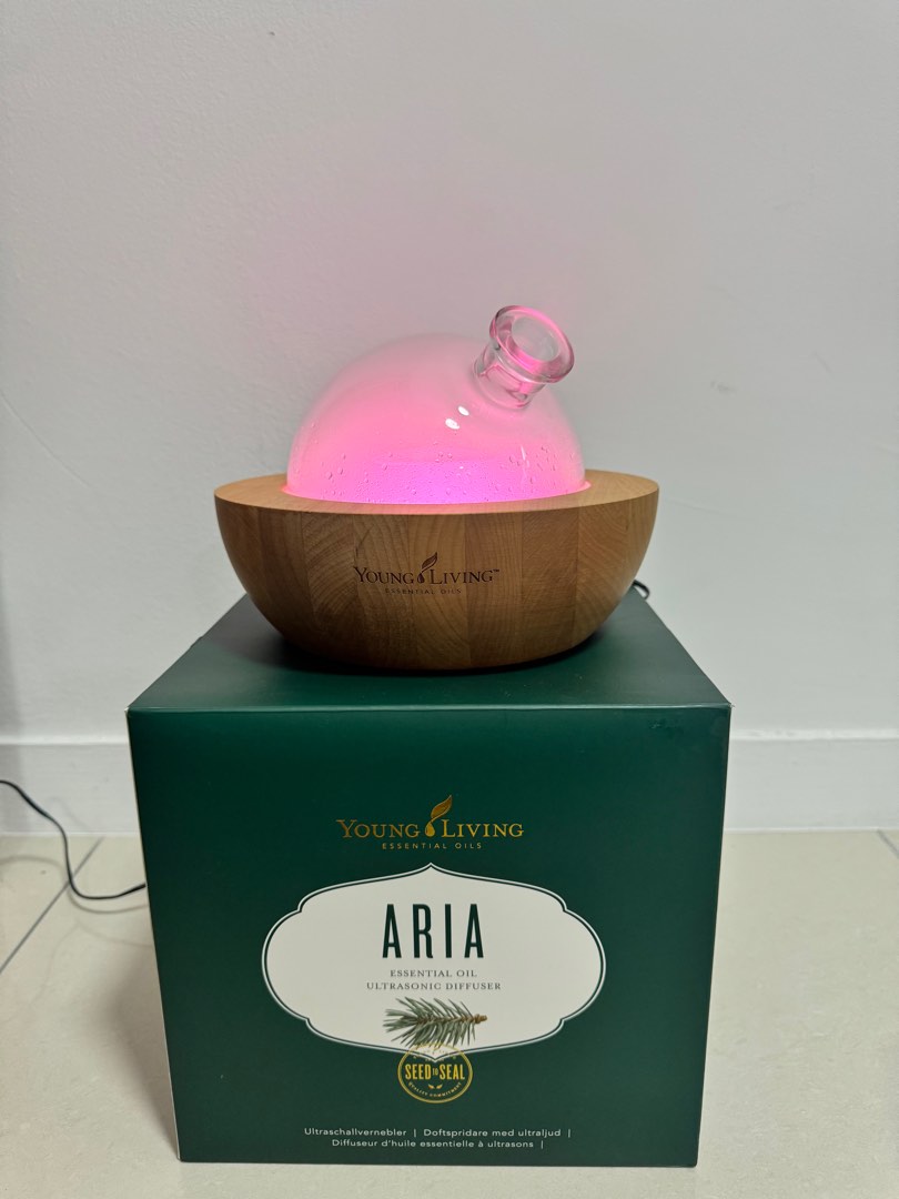 Young Living Aria Ultrasonic Diffuse, Furniture & Home Living, Home ...