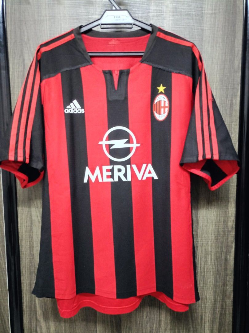 #22 Ricardo Kaka Ac milan home player version 2003-04 soccer/football ...