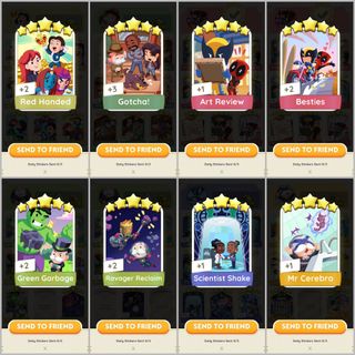 Monopoly GO Marvel GO 5 star Sticker/Card, Video Gaming, Gaming ...